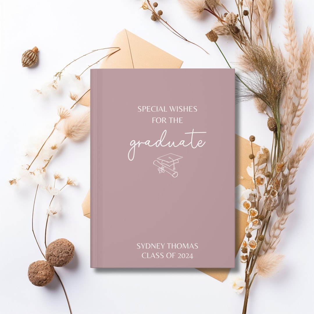 Graduation Party Guest Book, Class of 2024 Grad Party Book, High School ...