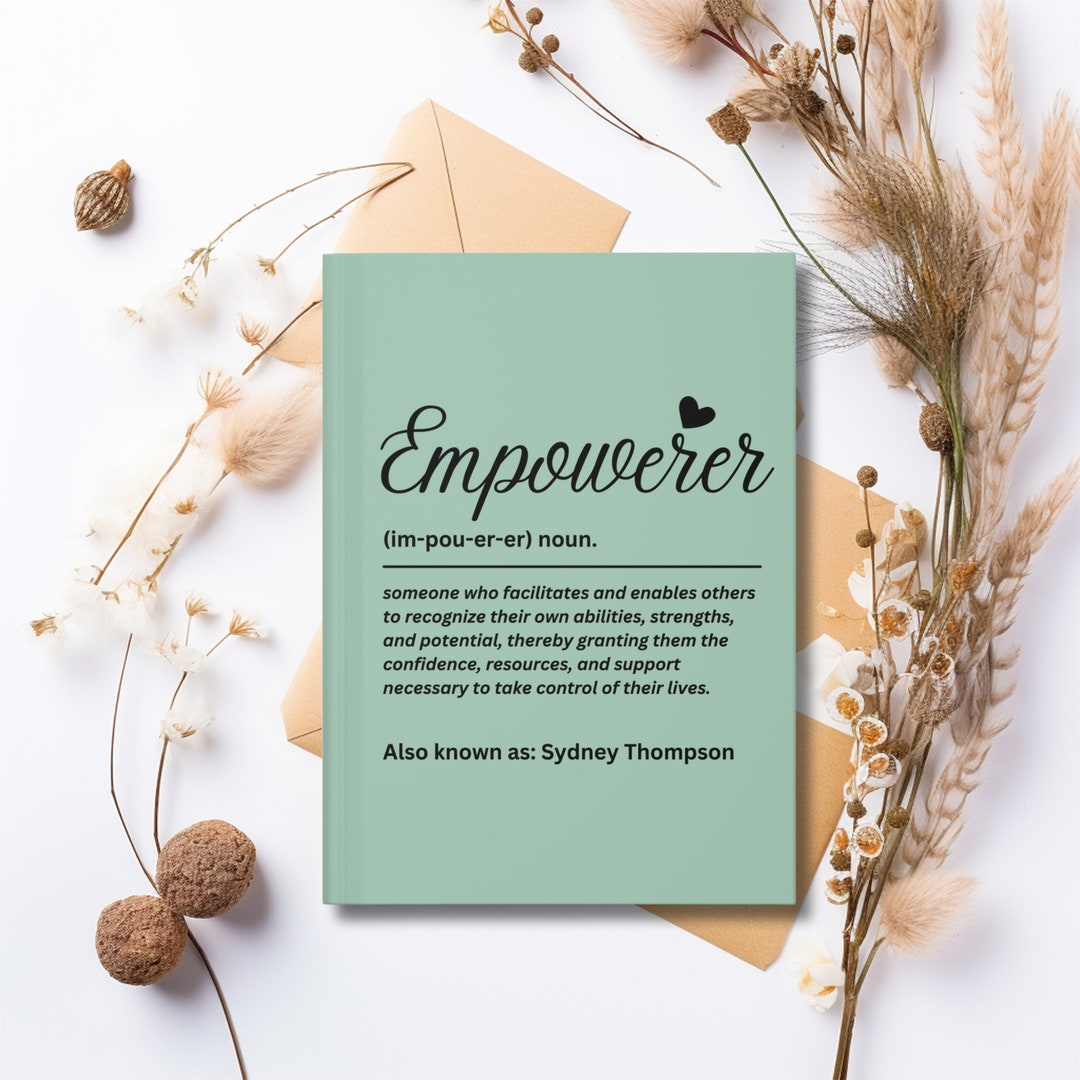 Empowerer Journal Personalized Thank You Notebook for Coworker Boss ...