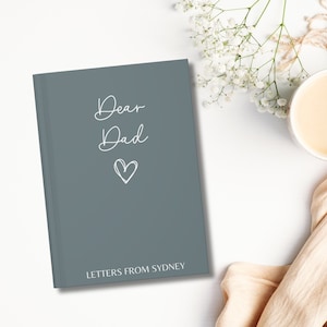 Letters to Dad Journal Notebook Gift for Father, Personalized Dear Dad ...