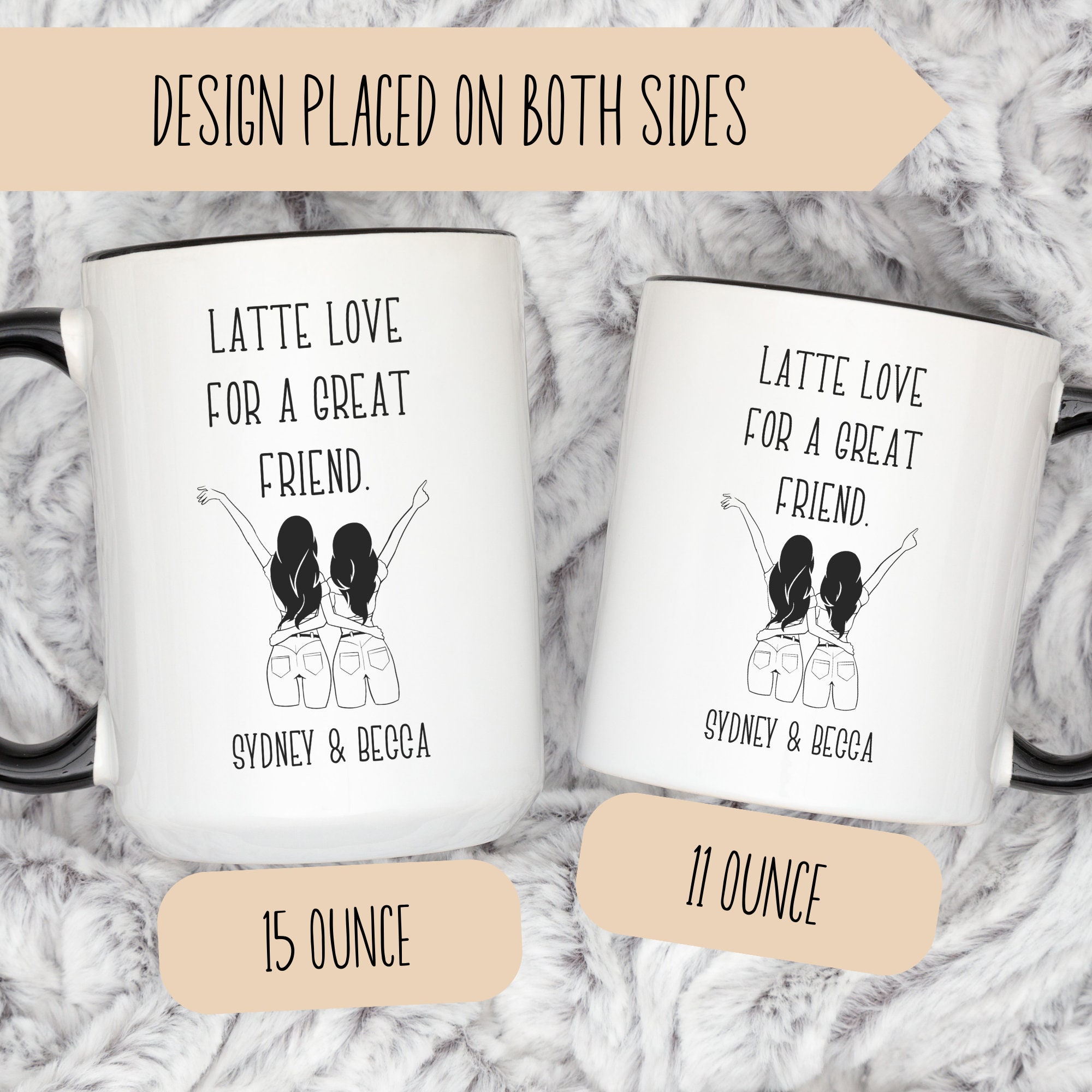Bestie Mug Gift for Best Friend, Friendship Mug, Best Friend Mug Gift ...
