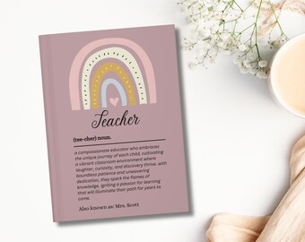 Teacher Memory Book, Teacher Appreciation Gift, Teacher Journal ...