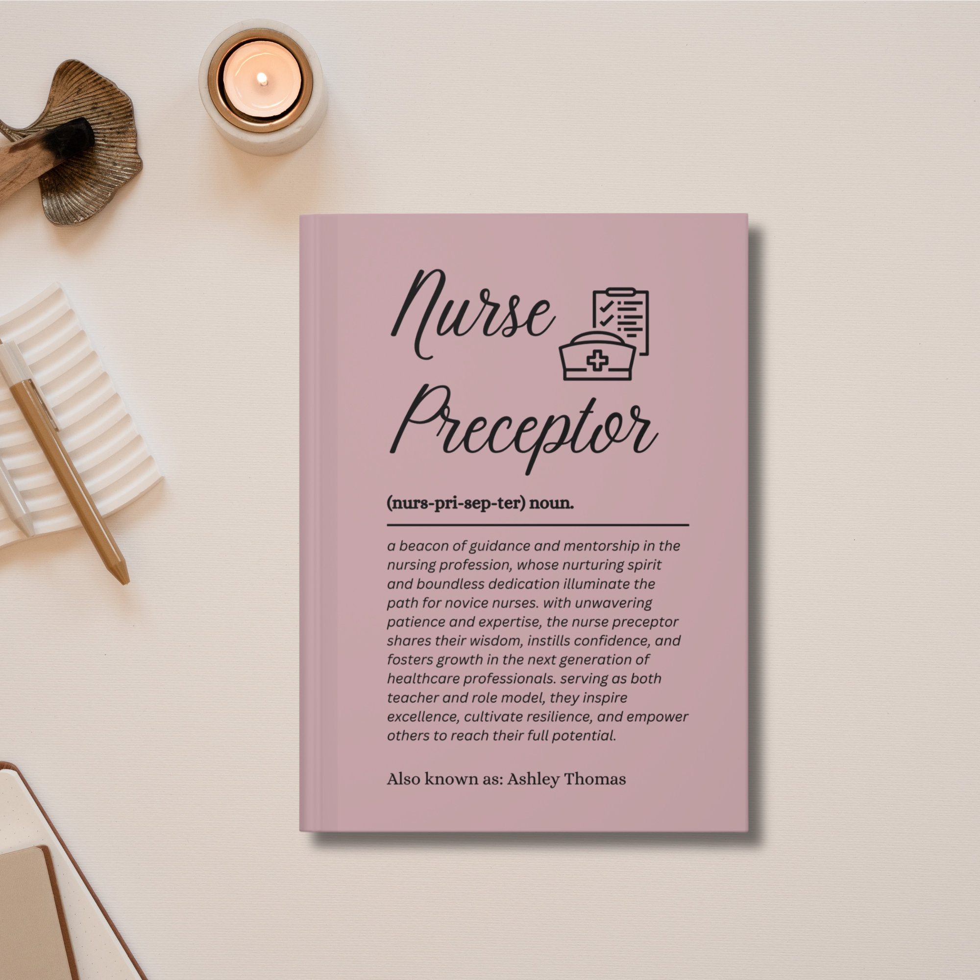 Nurse Preceptor Journal Gift, Clinical Instructor Nurse Notebook ...