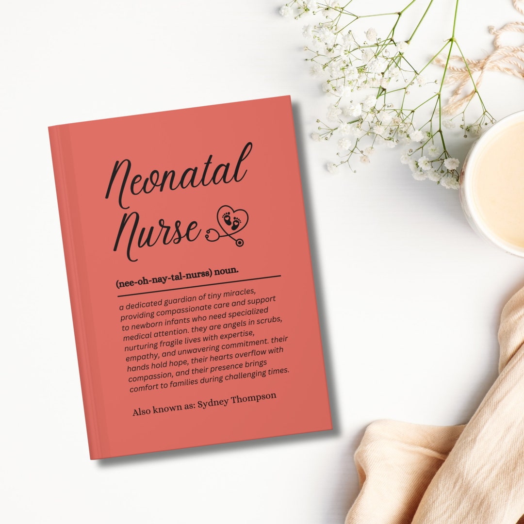 NICU Nurse Journal Gift, Neonatal Nurse Practitioner Notebook ...