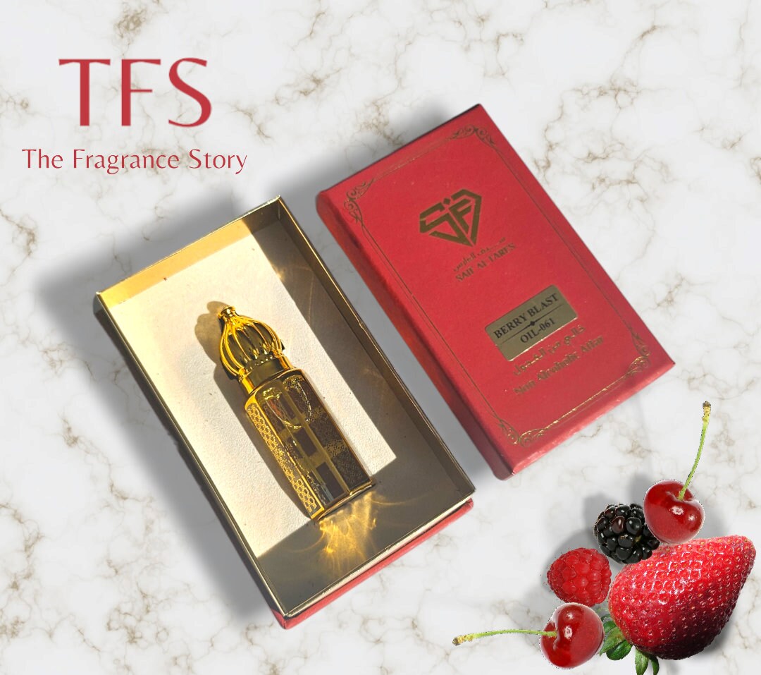 Berry Blast Attar: Natural Raspberry Rose Perfume Oil (6ML) - Etsy