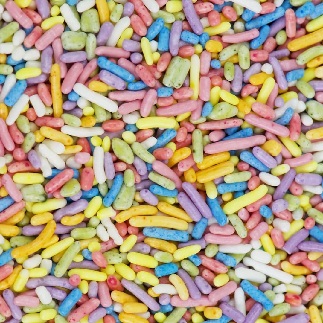 All-natural Pastel Colored Sprinkles - Etsy