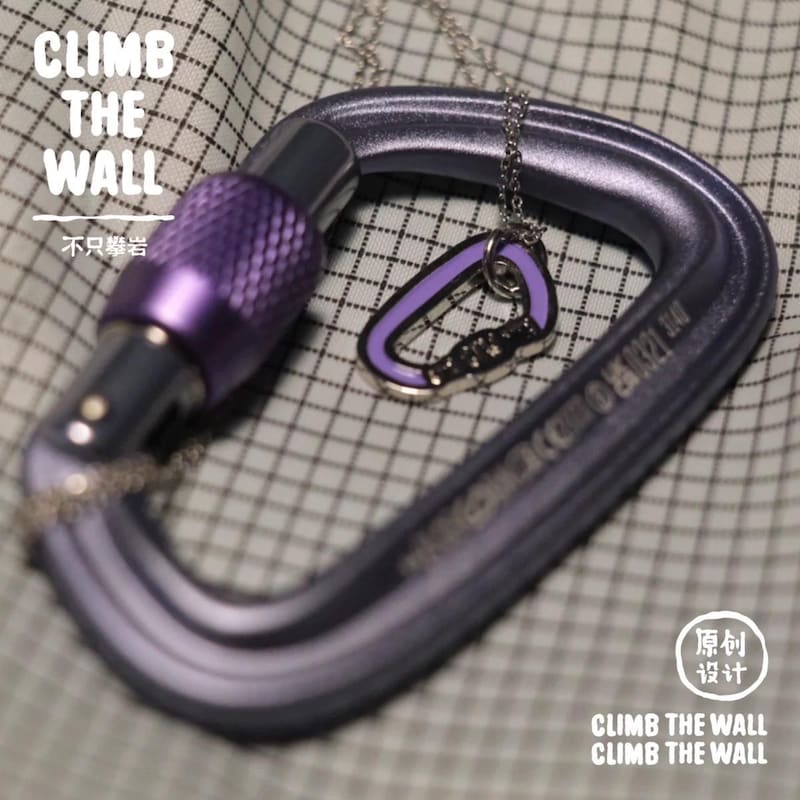Climbing Carabiner Necklace - Etsy