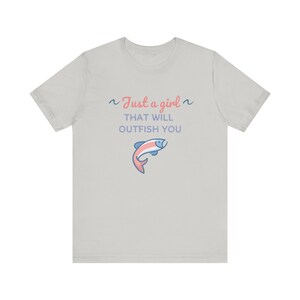 Cute Fishing Shirt Girls Fishing T-shirt Fishing for Her Womens Fly ...