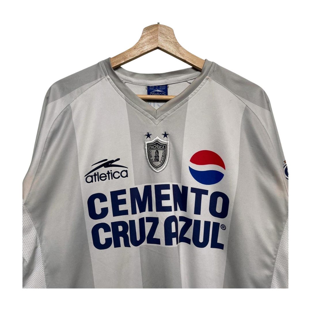 Vintage 02/03 Liga MX Pachuca Away Kit Atletica Gray Jersey SXL #9 Hugo ...