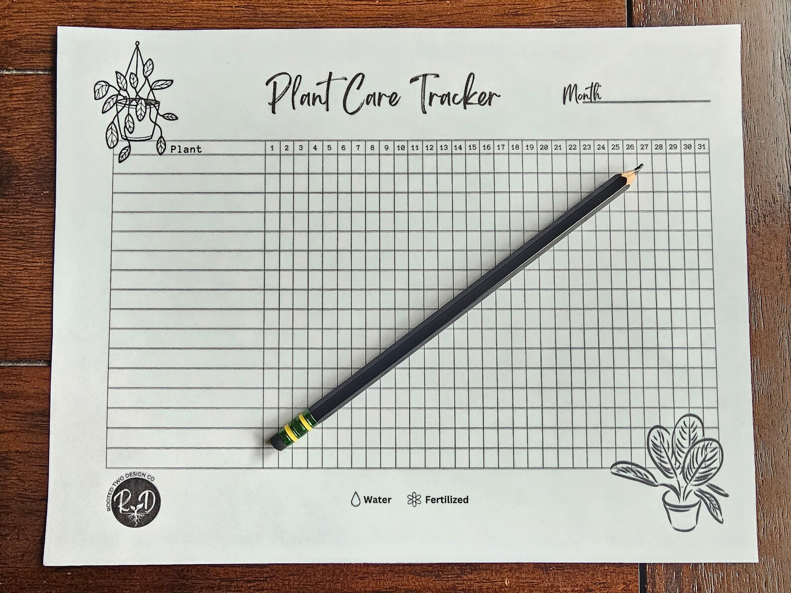 Digital Plant Care Tracker: Organize Your Greenery With Printable Plant ...
