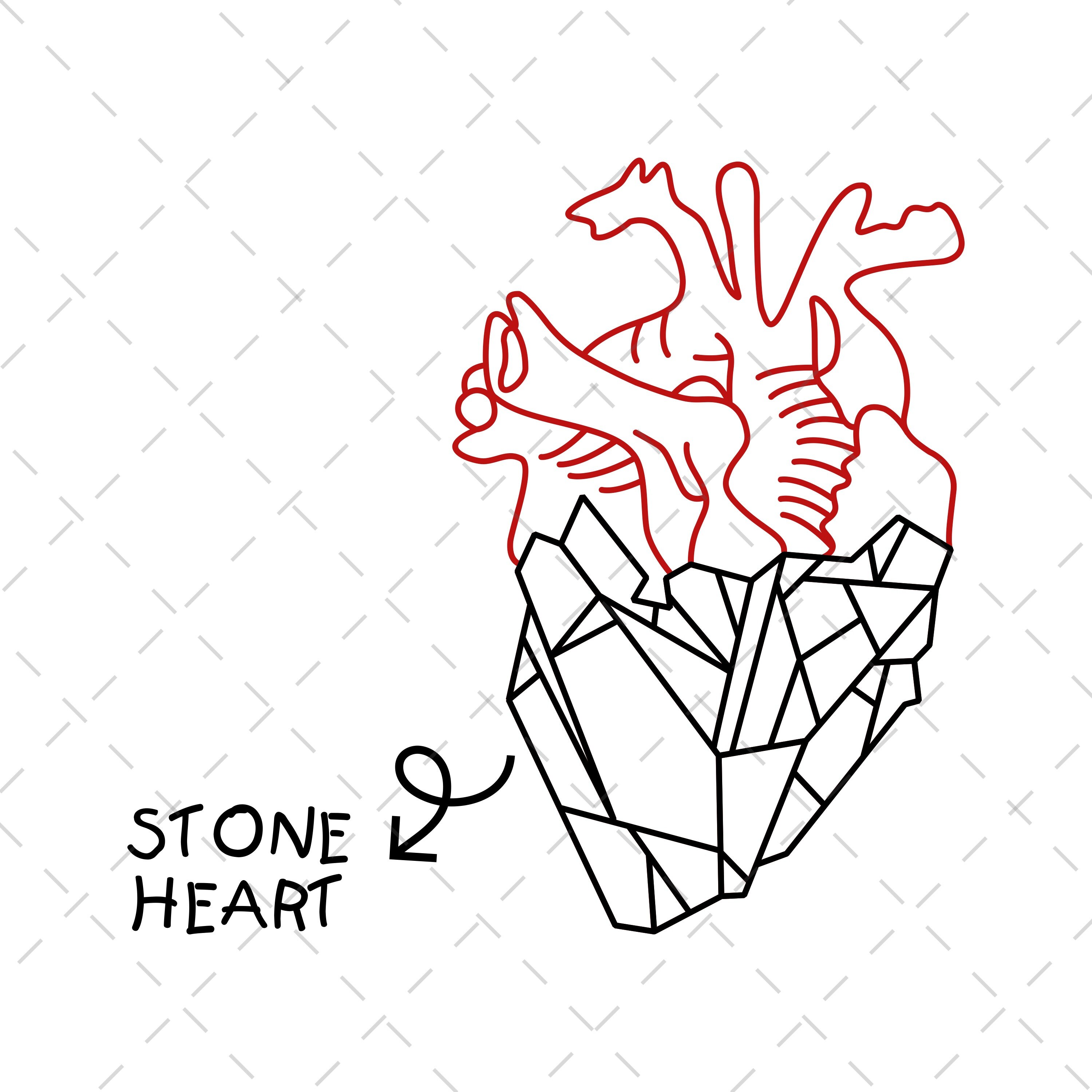 Stone Heart Design, SVG Design, PNG, JPG, Digital Item. - Etsy