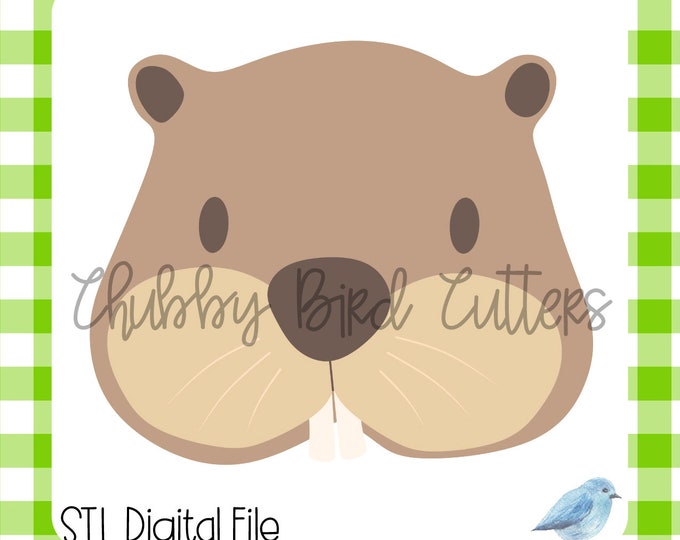 Beaver Face Cookie Cutter STL Digital File - Etsy