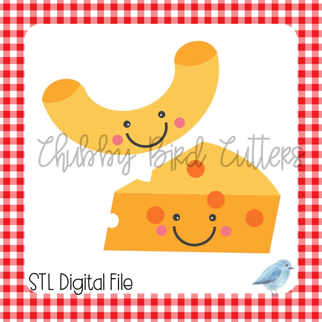We Go Together Mac & Cheese Cookie Cutter STL Digital File - Etsy