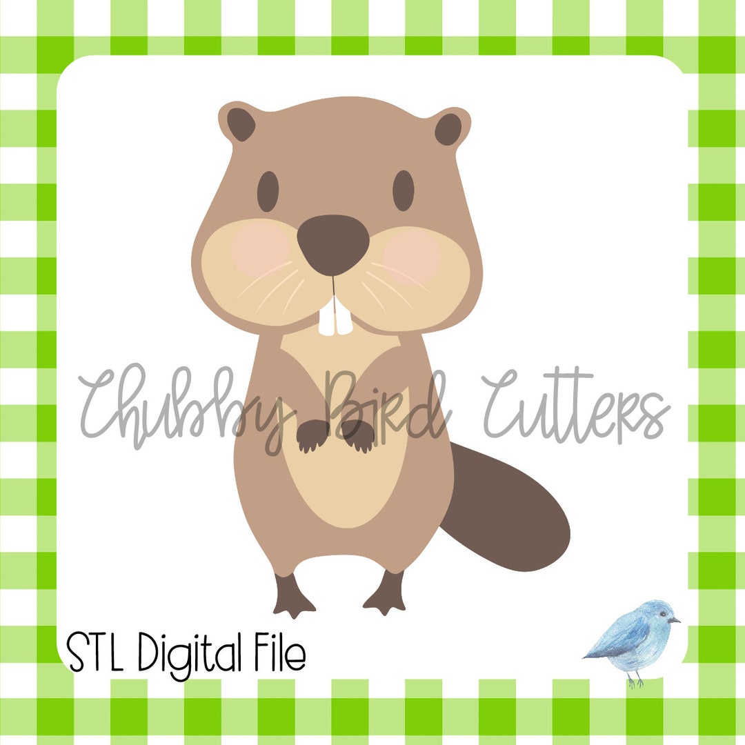 Beaver Cookie Cutter STL Digital File - Etsy