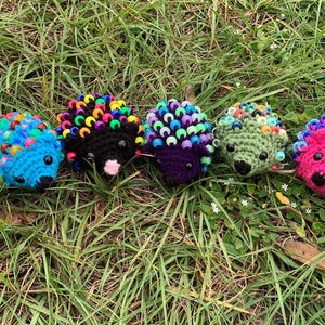 Mini Chonky “fidget-hogs” Hedghog Fidget Toys - Hand Crocheted Stuffed ...