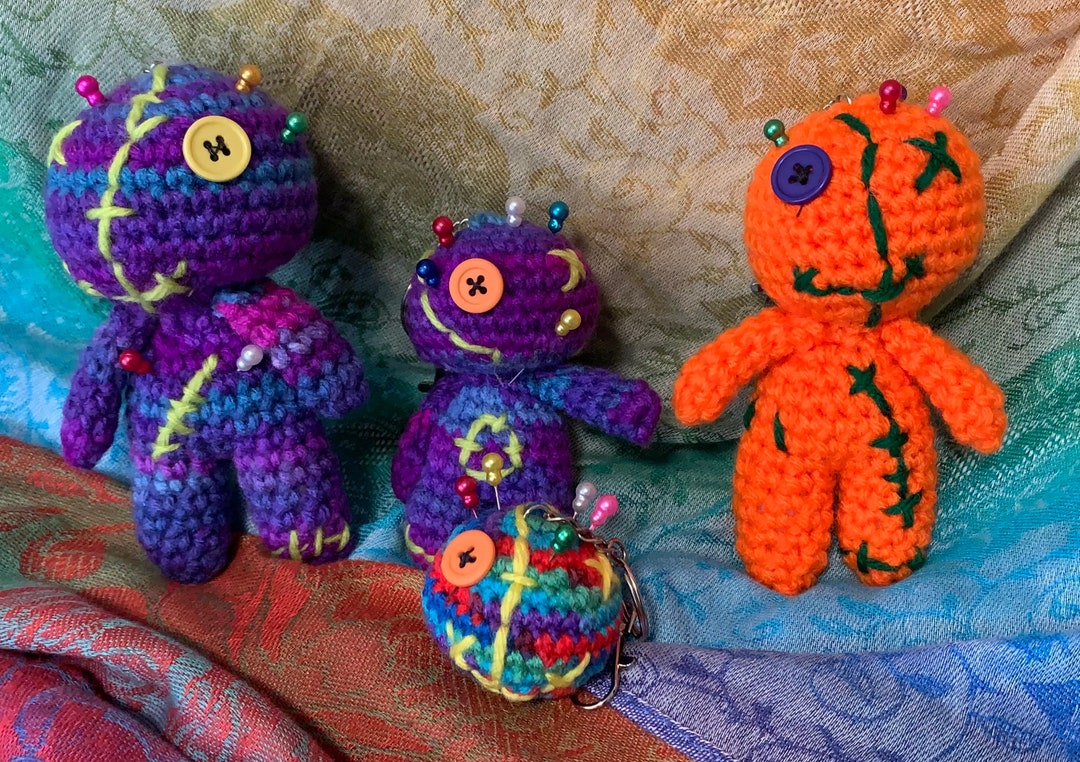 Crocheted Hoodoo Voodoo Poppett Spellwork Stress Relief Dolls ...