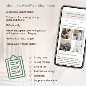 Wordpress Blog Theme | Feminine Website | Fully Responsive | Minimalist Wordpress Theme for ...