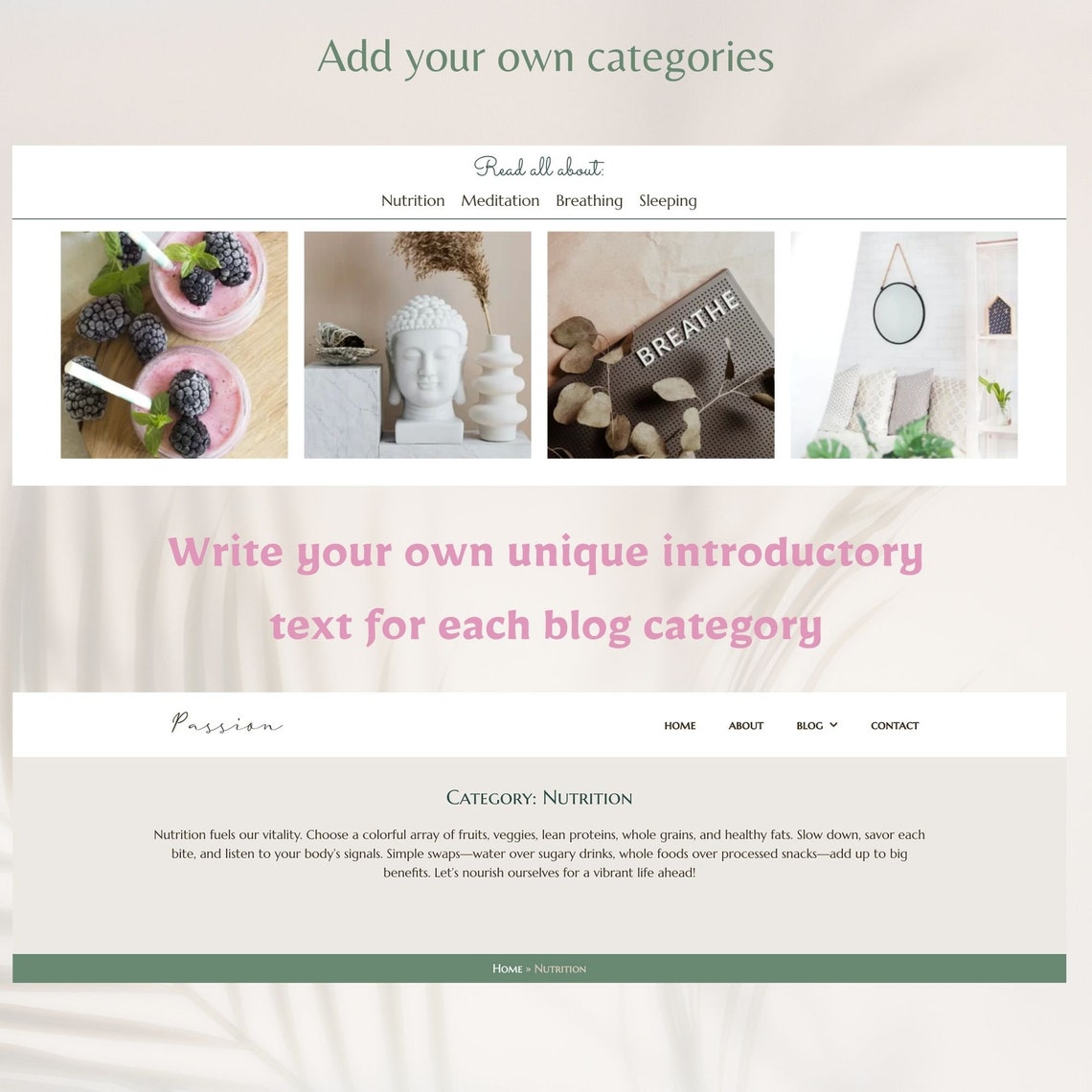 Wordpress Blog Theme | Feminine Website | Fully Responsive | Minimalist ...