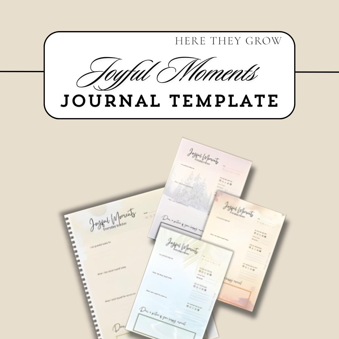 Joyful Moments Journal Template - Etsy