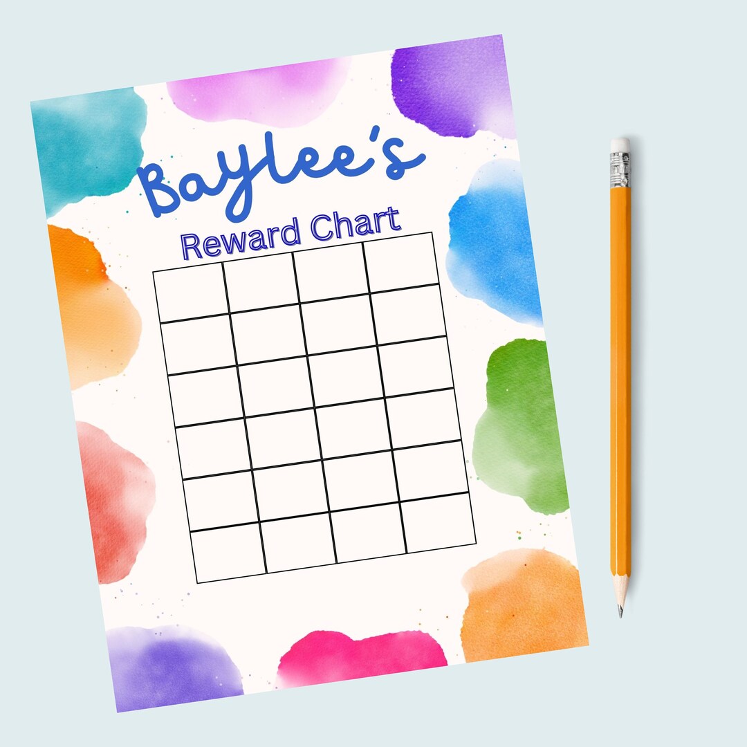 Kids Sticker Chart, Kid's Rewards Chart, Bundle of 6 Kid's Charts ...