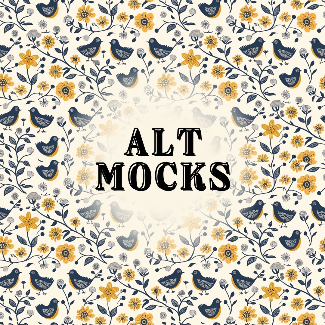 Nordic Scandanavian Folk Spring Bird Seamless Pattern Norse Repeatable ...