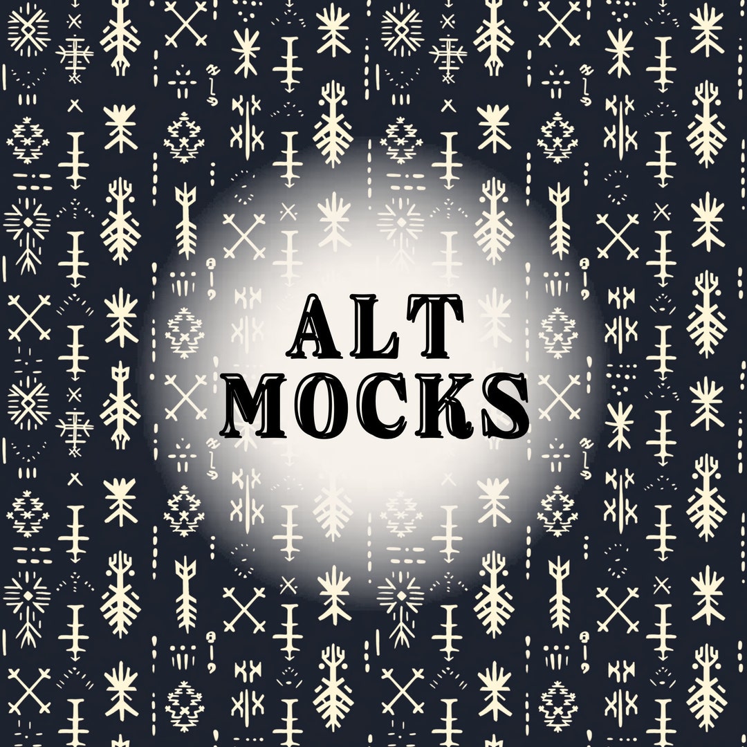 Norse Mythology Rune Seamless Pattern PNG File Nordic Scandanavian Folk ...