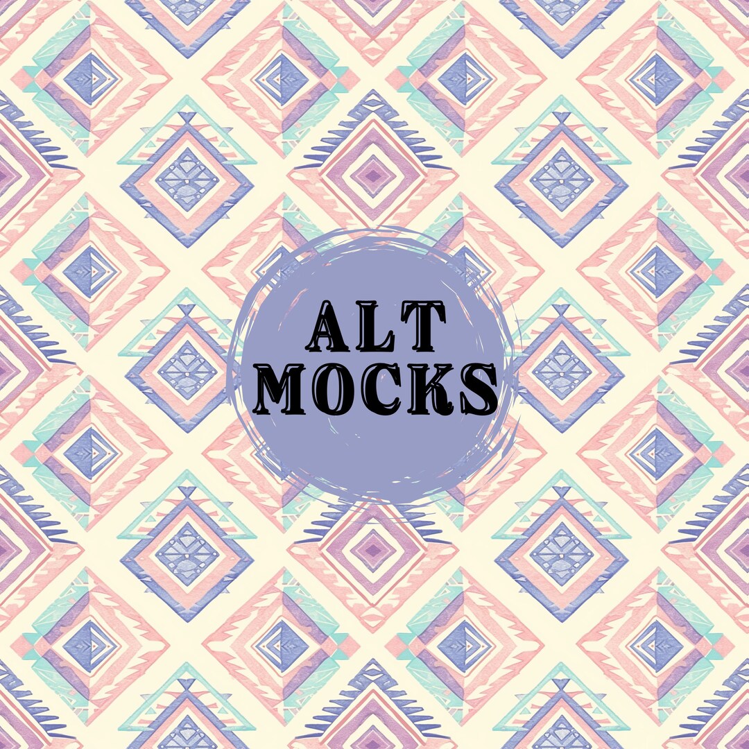 Aztec Pastel Spring Southwestern Geo Seamless Pattern Western ...