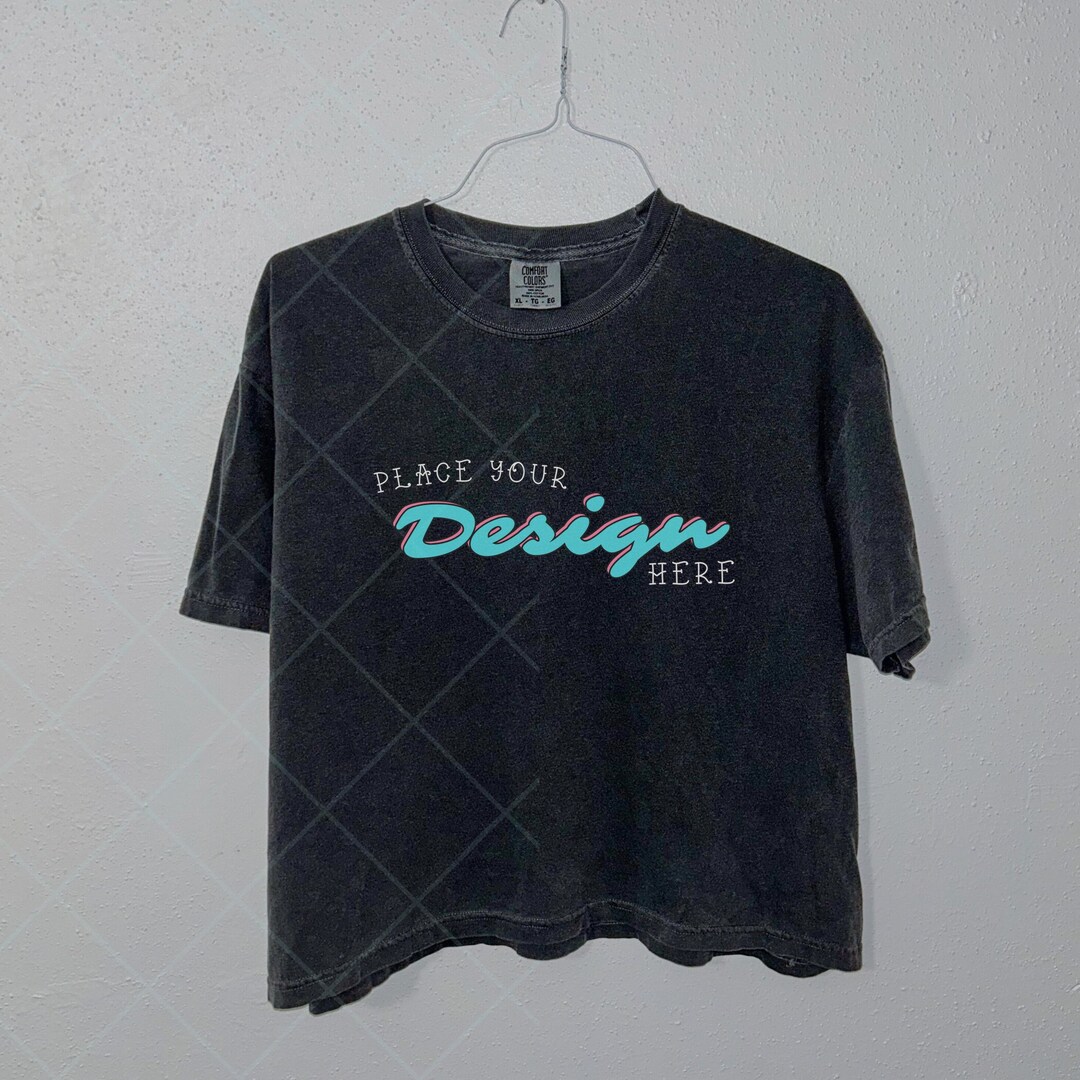 Comfort Colors 3023CL Boxy Tee Mockup CC 3023 CL in Color Pepper Cute ...