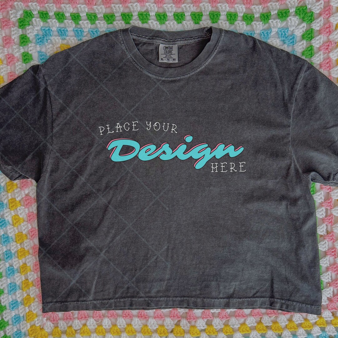 Comfort Colors 3023CL Boxy Tee Mockup CC 3023 CL in Color Pepper Cute ...