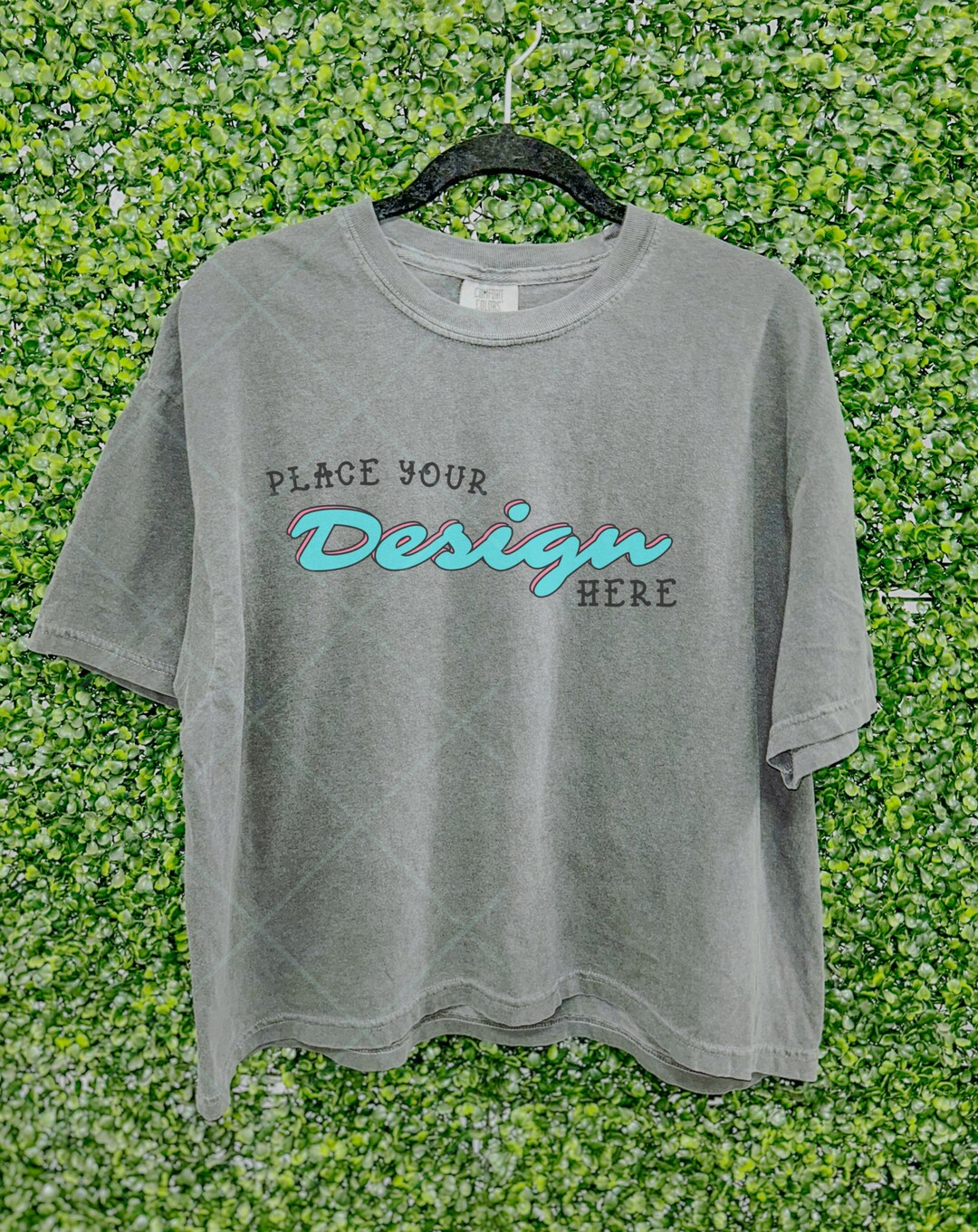 Comfort Colors 3023CL Boxy Tee Mockup CC 3023 CL in Color Pepper Cute ...