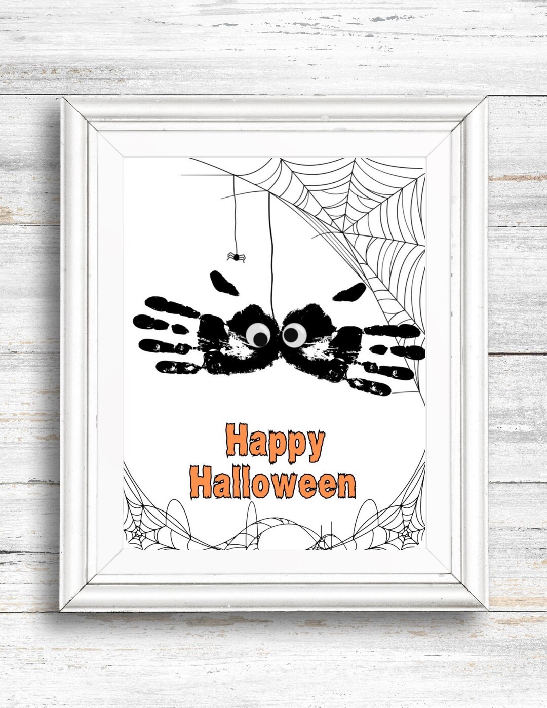 Spider Handprint Printable, Halloween Handprint Craft, Handprint Craft ...