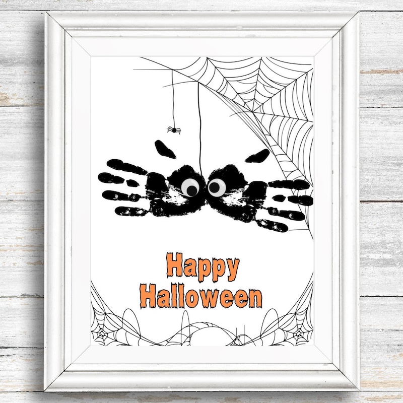 Halloween Handprint Craft - Etsy
