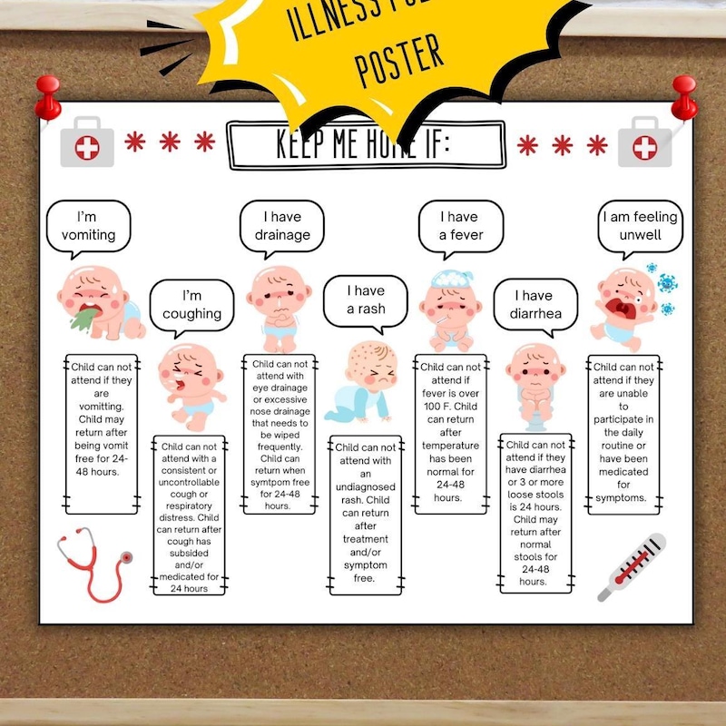 Staying at Home From School - Etsy