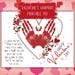 Valentine's Handprint Heart With Poem, Handprint Craft for Valentine's ...