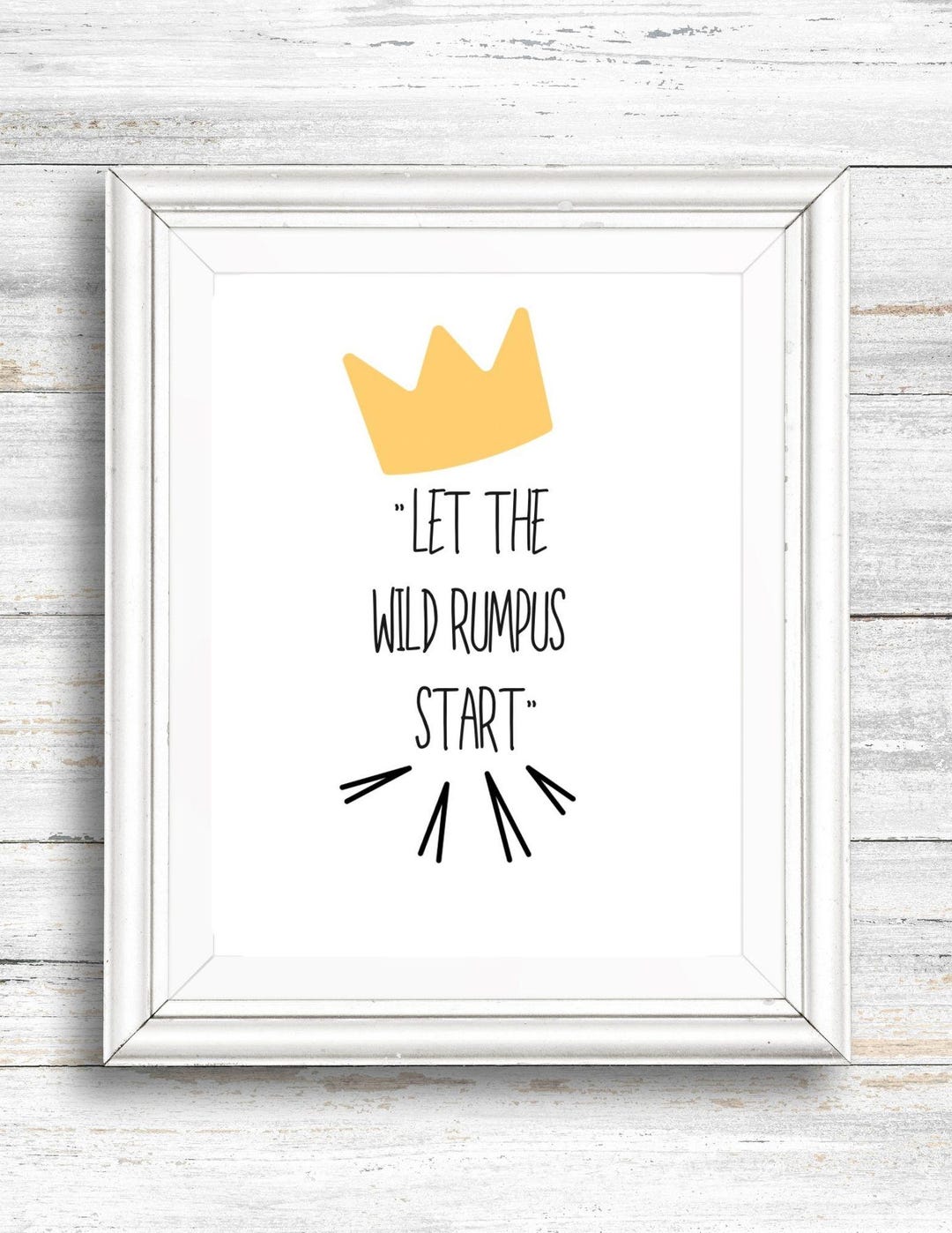 Wild Rumpus Printable | Where the Wild Things Play | Nursery Art Print ...