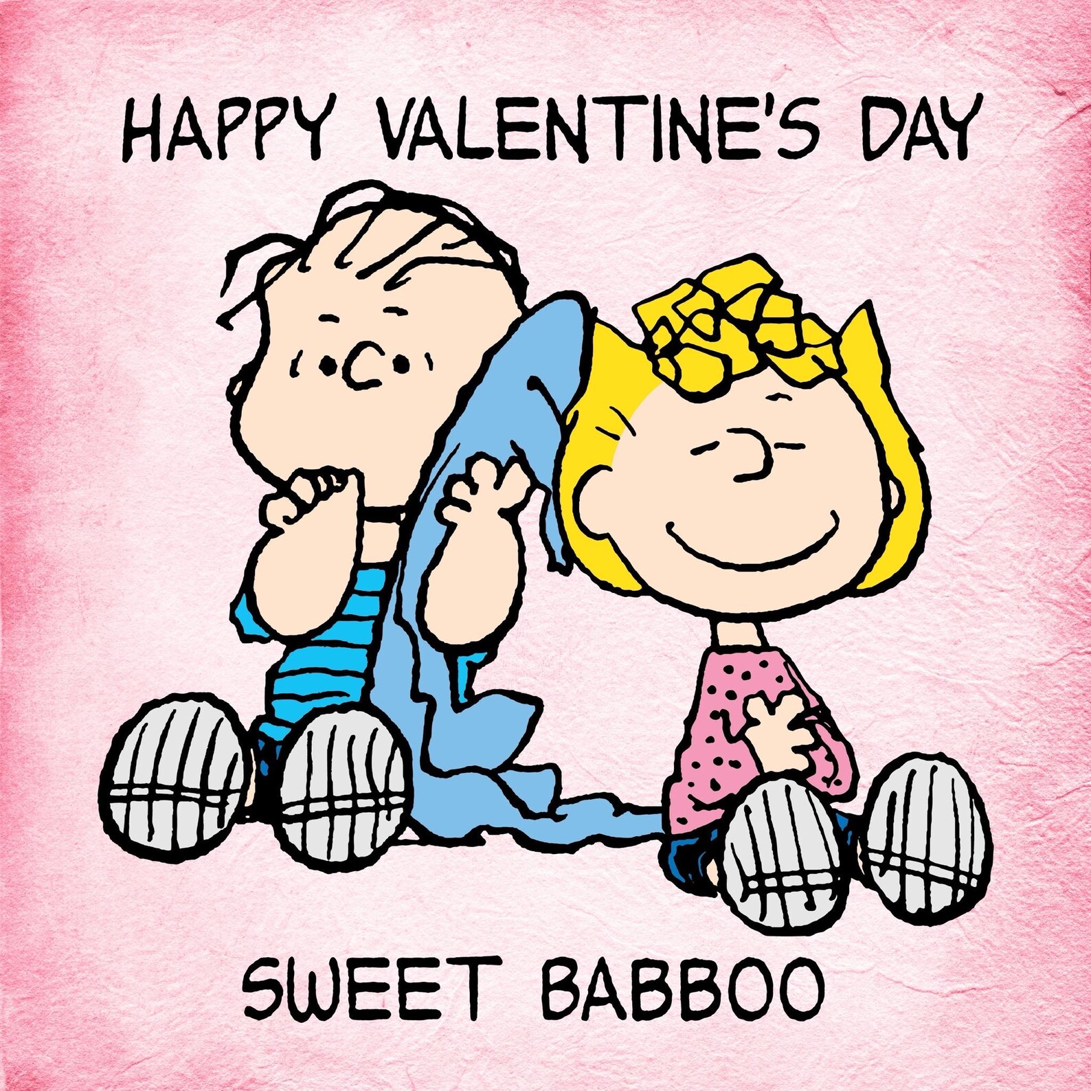 Linus and Sally Sweet Babboo Valentine's Day Home Decor Blocks - Etsy