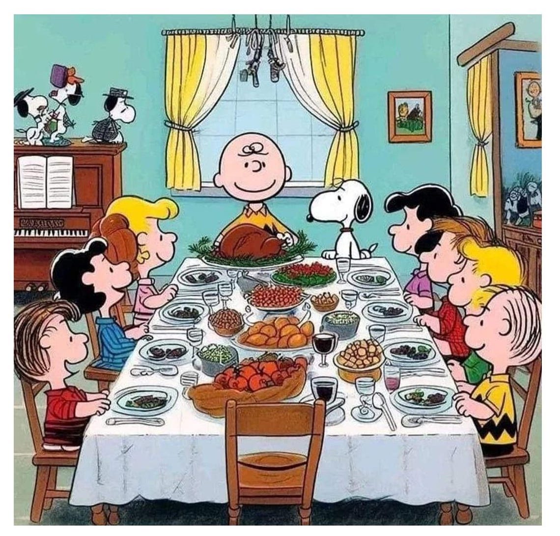 Peanuts Thanksgiving Families Home Decor Blocks - Etsy