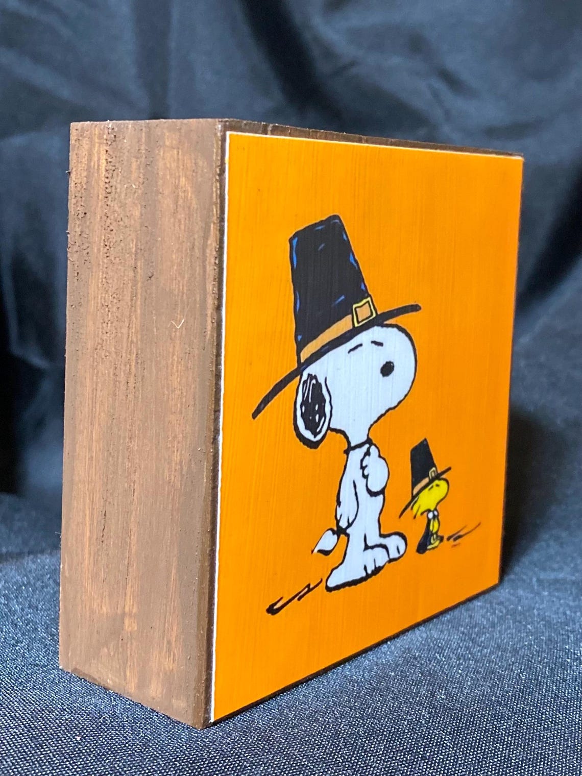Snoopy Fall Home Decor Blocks - Etsy