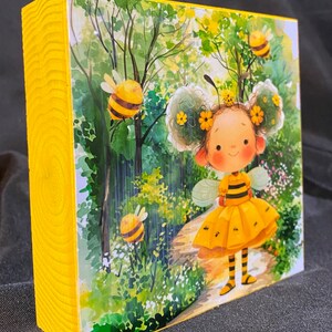 Bee Girls Home Decor Blocks - Etsy