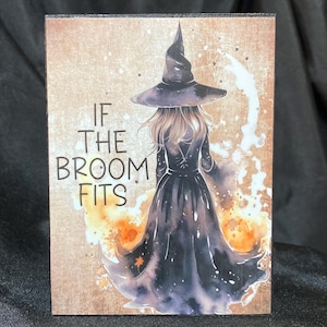 Halloween Witch Home Decor Blocks - Etsy