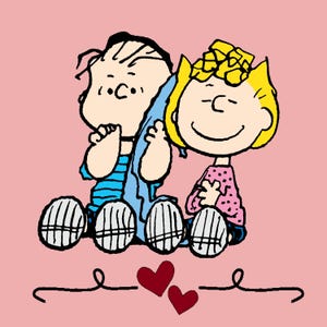 Linus and Sally Sweet Babboo Valentine's Day Home Decor Blocks - Etsy