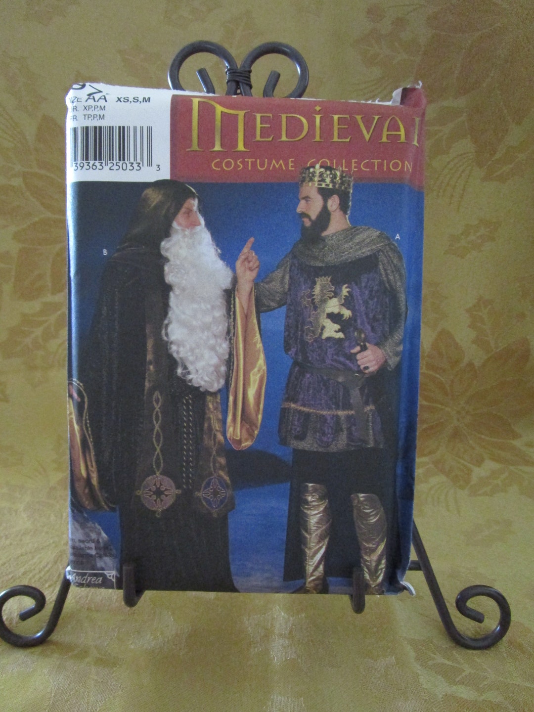 Vintage Simplicity Medieval Collection King and Wizard Costume Pattern ...