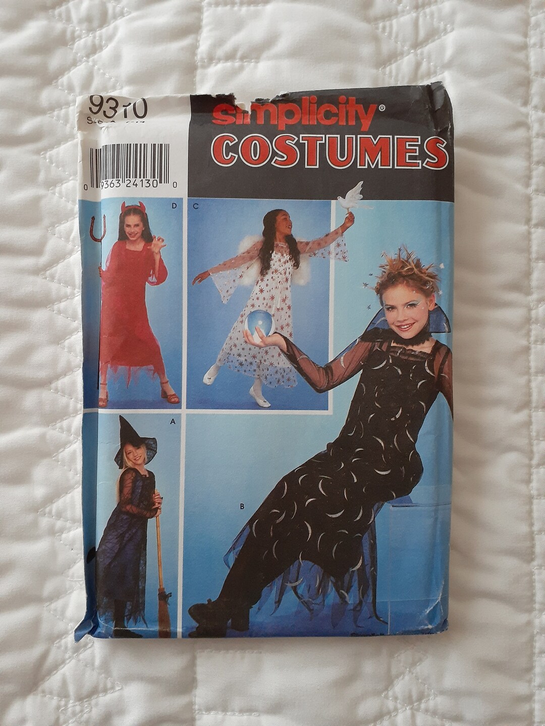 Vintage Simplicity Children's Devil, Angel, Witch and Wizard Costume ...