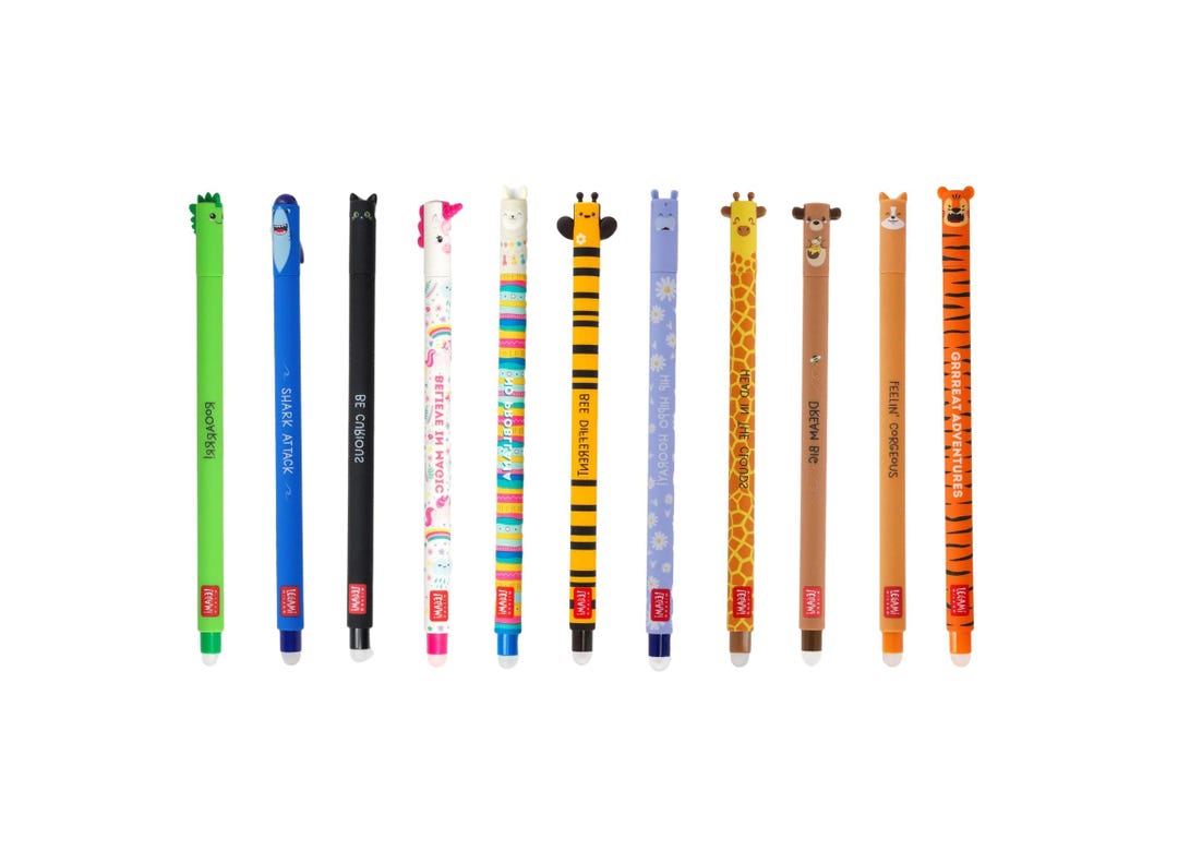 LEGAMI 11 Pack Erasable Gel Pens With Thermo-sensitive Ink, Range of ...