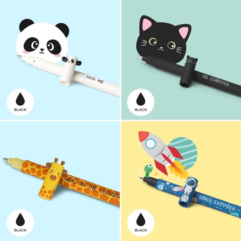 Legami Lot de 15 stylos à encre gel effaçable - Etsy France