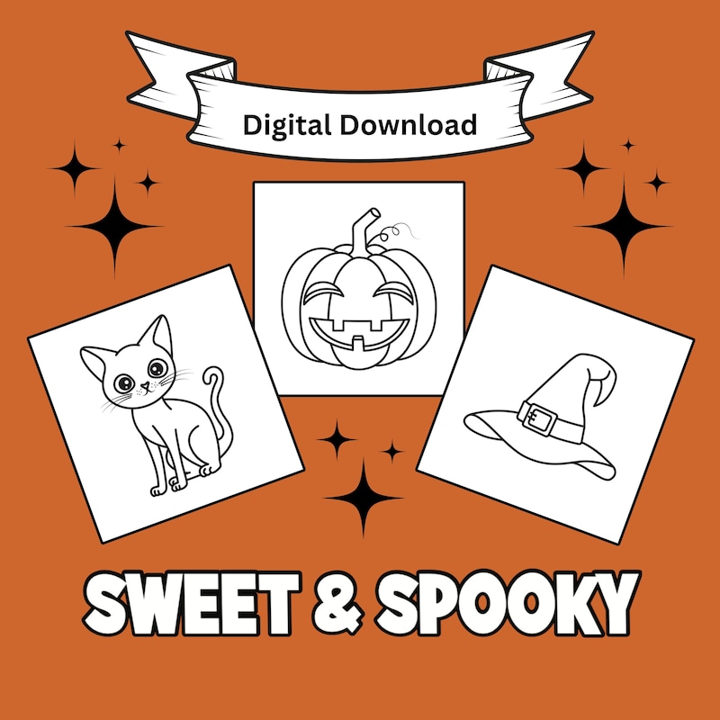 Summerween Coloring Pages - Etsy