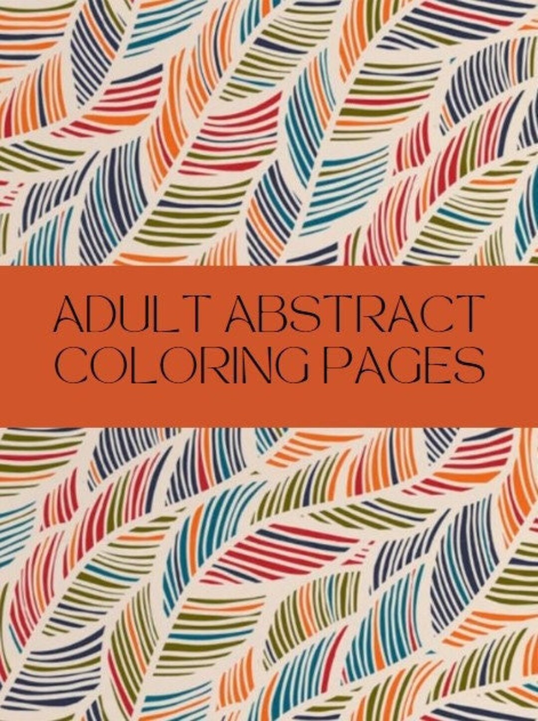 Adult Abstract Coloring Pages - Etsy
