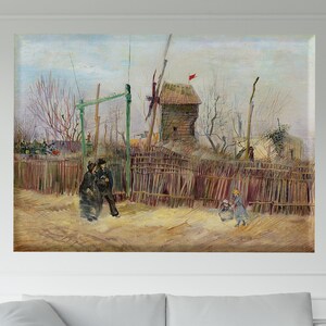 Vincent Van Gogh, Street Scene in Montmartre, Van Gogh Wall Art, Van ...