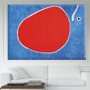 Joan Miro Red Sun, Joan Miro Exhibition Poster, Miro Paintings, Modern ...