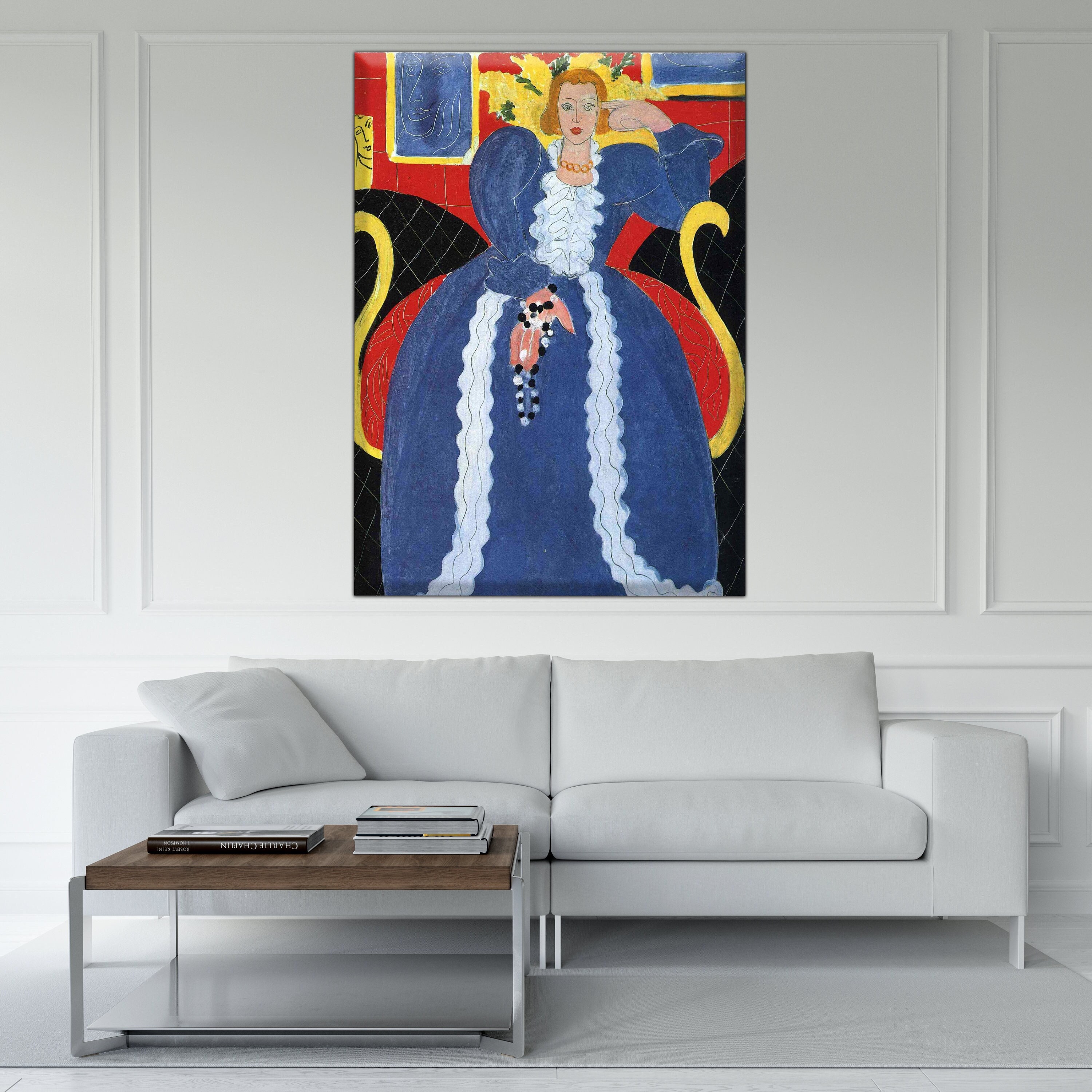Henri Matisse: Woman in Blue, 1937, Matisse Canvas Decor, Matisse ...