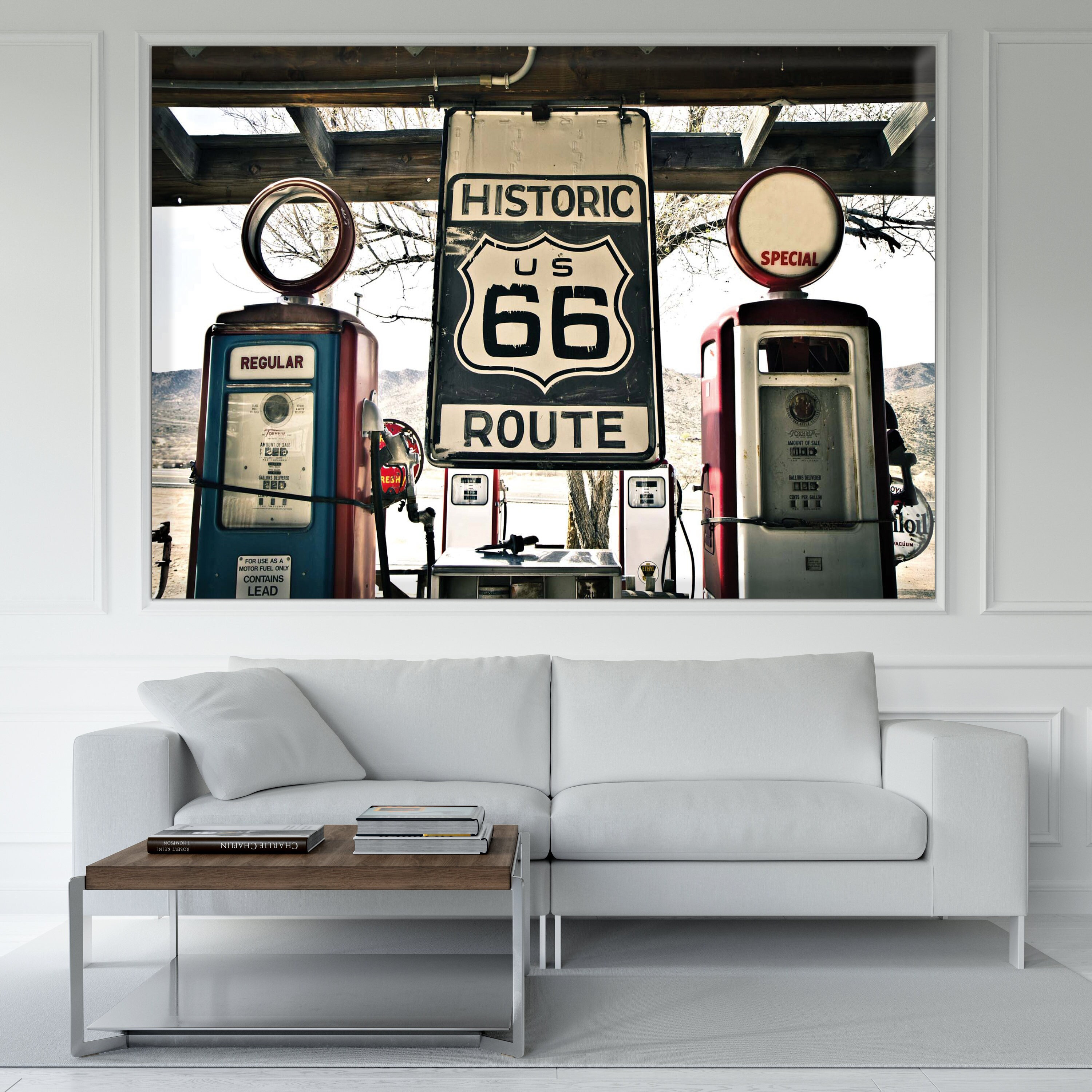 Route 66 Road Print, Route 66 Canvas Decor, Route 66 Poster, Route 66 ...